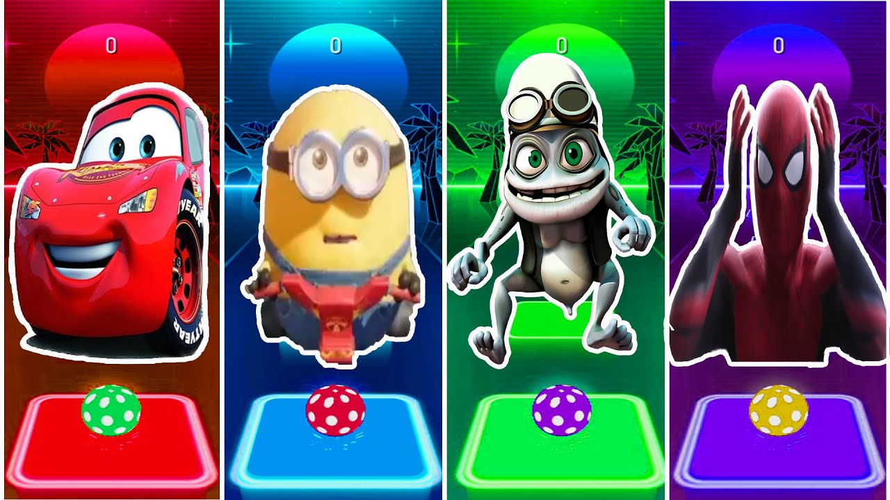 Mcqueen 🆚 Minions VS Crazy Frog 🆚 Deadpool.🔥Who Is Best? - YouTube