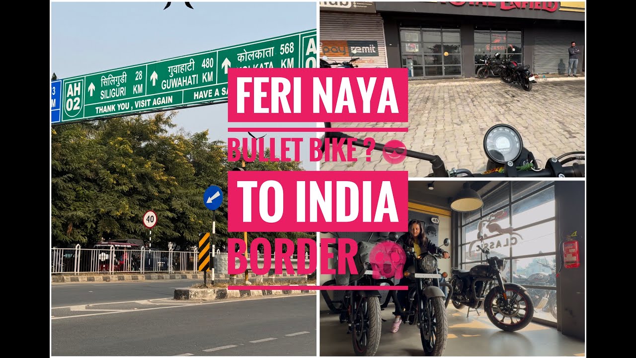 Naya bullet bike ?? Nepal-India border 🥳 #aabhaonwheels #shortgirl # ...