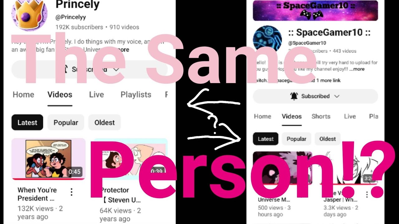 are Princely & SpaceGamer10 the same person!?! - YouTube