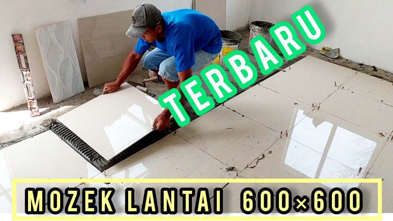 Cara pasang Mozek Lantai Yang Cepat Dan Rapi - YouTube