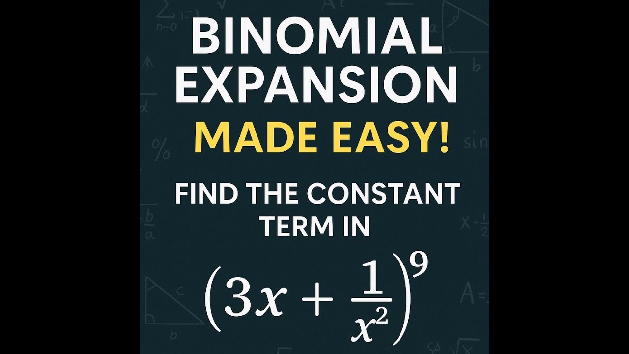 Find the Term Independent of x | Binomial Expansion | AS-Level Maths ...