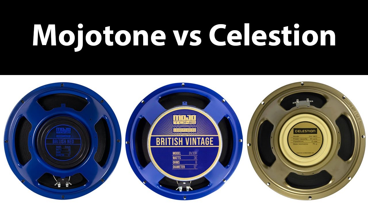 Mojotone British NEO vs Mojotone BV-30H vs Celestion Creamback NEO ...