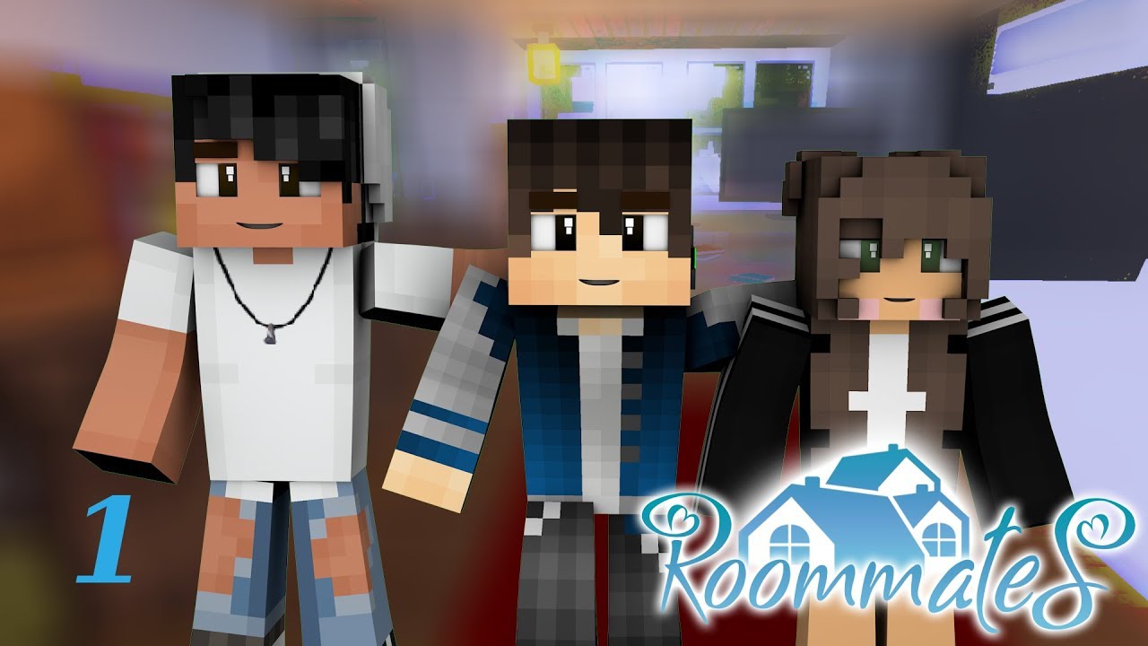 Our New Home | Roommates Minecraft Roleplay Ep 1 - YouTube