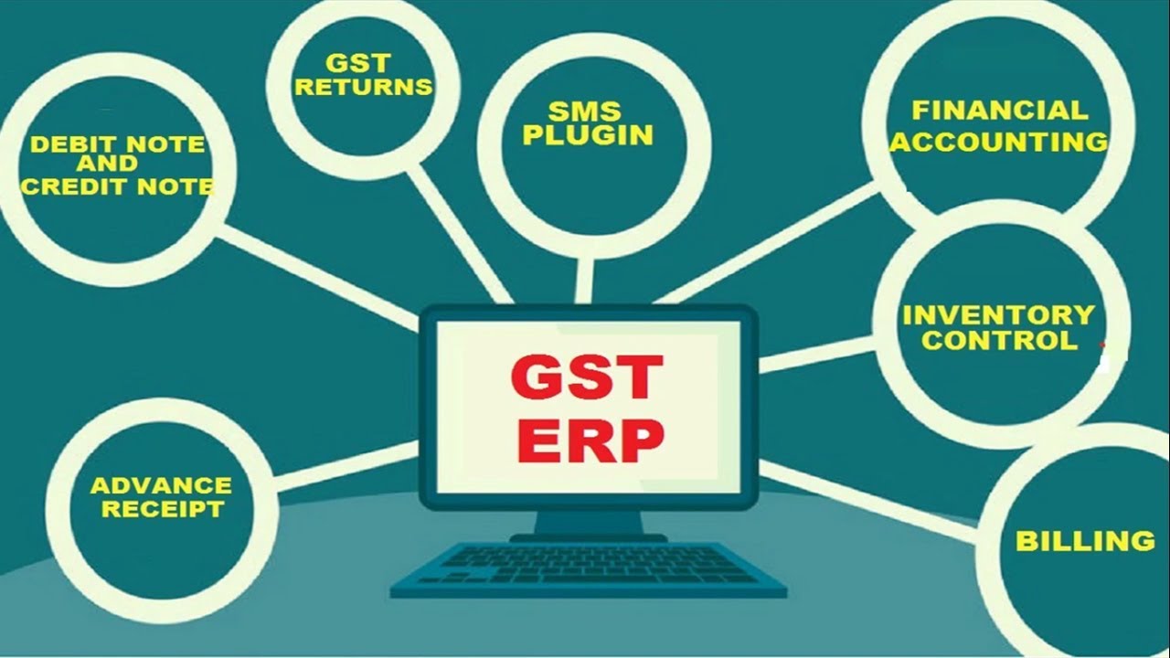GST Voucher All In One Using gst erp Software - YouTube