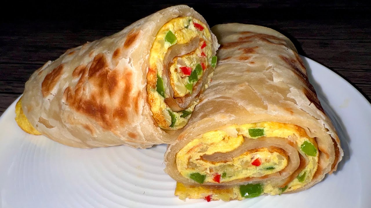 Chapati and Egg Roll | Perfect for Breakfast or Snack | Ugandan Rolex ...