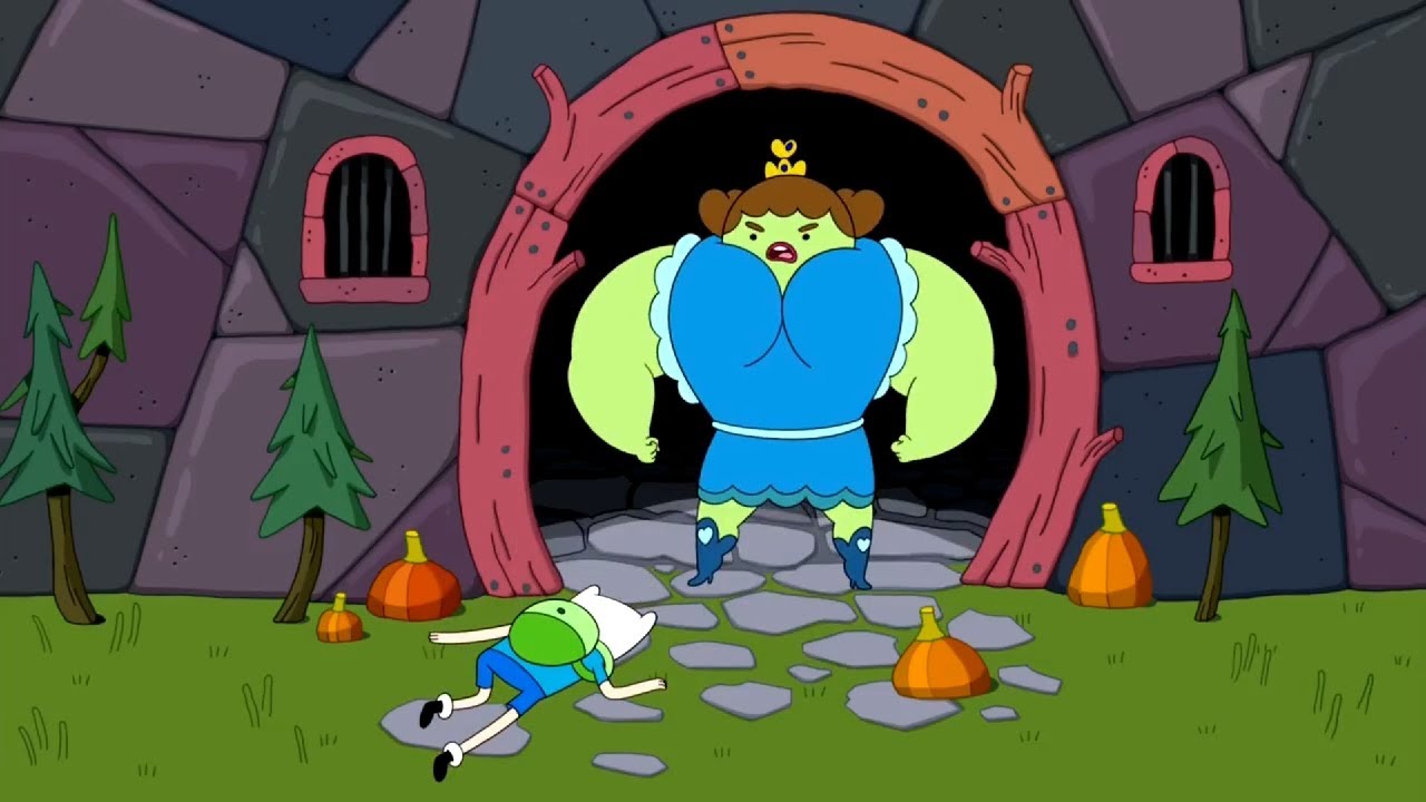 Adventure Time - Muscle Princess's hair - YouTube