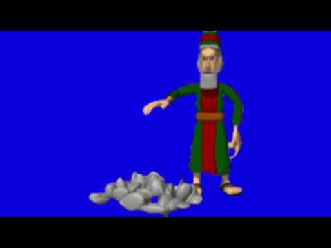 Green Screen (Blue Screen) Kakek Lempar Batu Ngomong Stress...