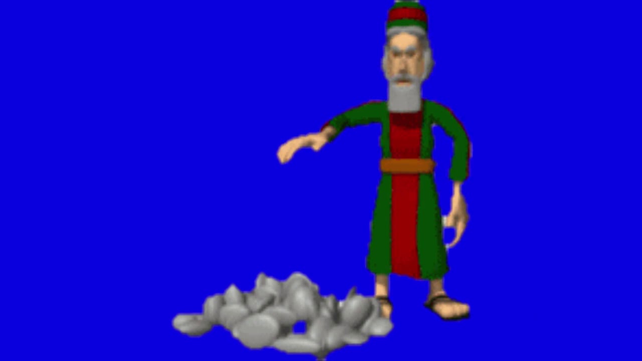 Green Screen (Blue Screen) Kakek Lempar Batu Ngomong Stress... - YouTube