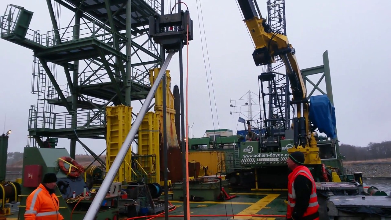 Port of Lubmin - an easy vibracoring job - YouTube