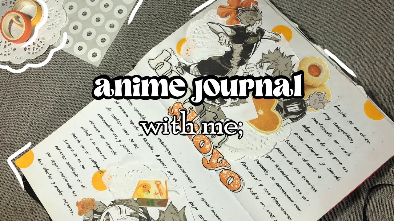 anime journal with me; hinata shoyo 🍊// Haikyuu - YouTube