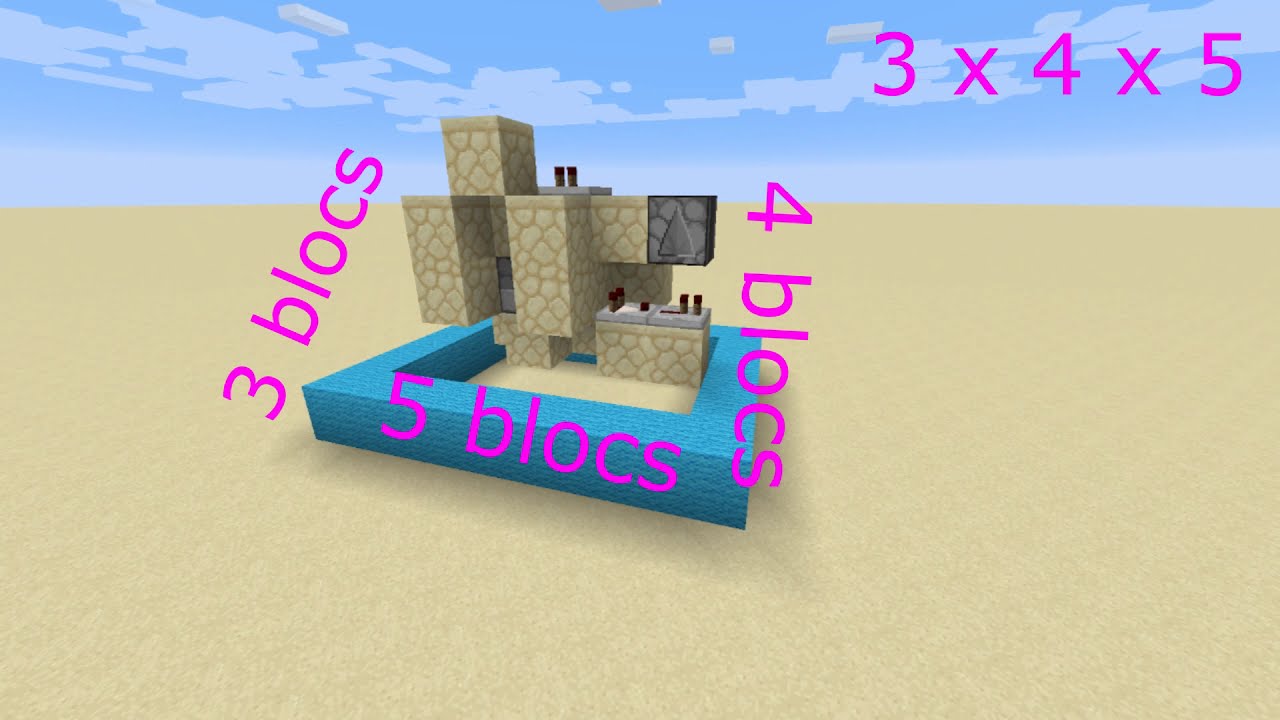 The simplest water bucket filler/extractor in Minecraft ( simplest ...