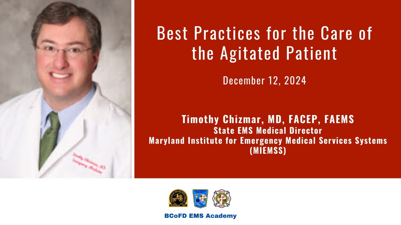 Best Practices for the Care of the Agitated Patient - YouTube