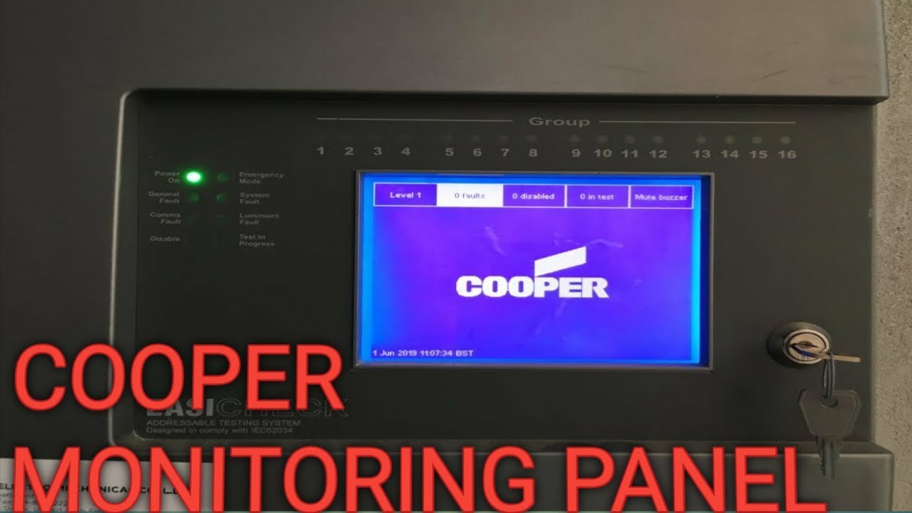 COOPER MONITORING PANEL FULL TRAINING IN HINDI, EMERGENCY AND EXIT ...