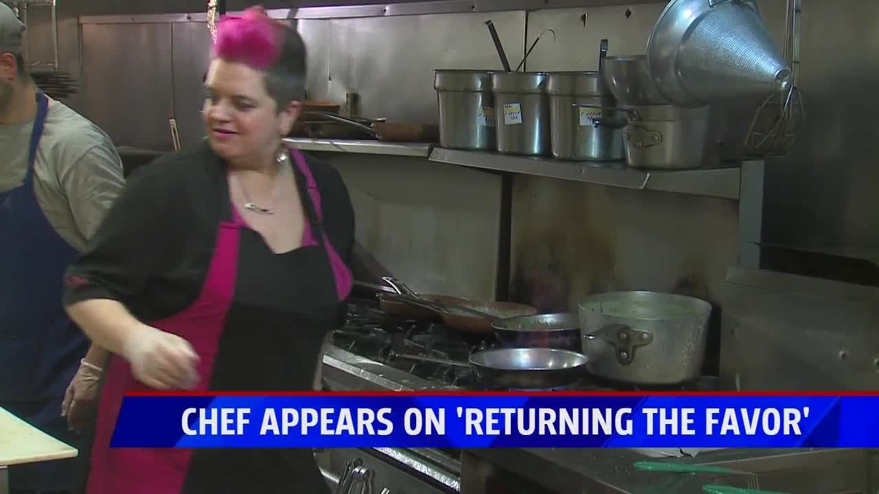 Chef Jenna appears on Returning the Favor - YouTube