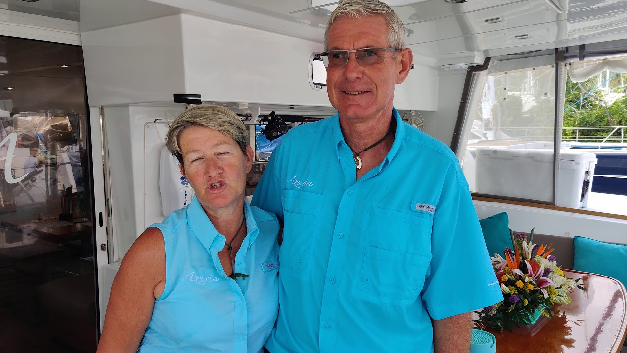 Azuria Interview LAGOON 50 ft Catamaran - YouTube