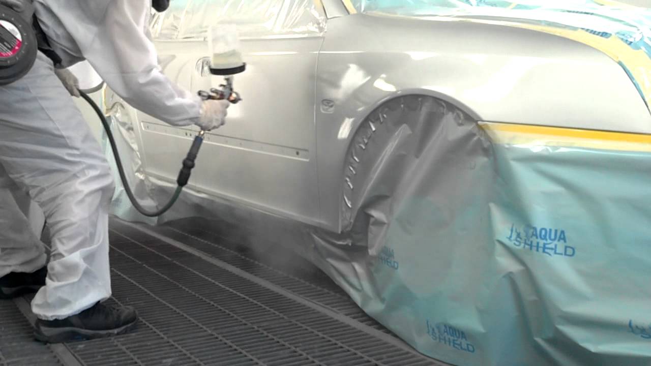 Spray clear coat - YouTube