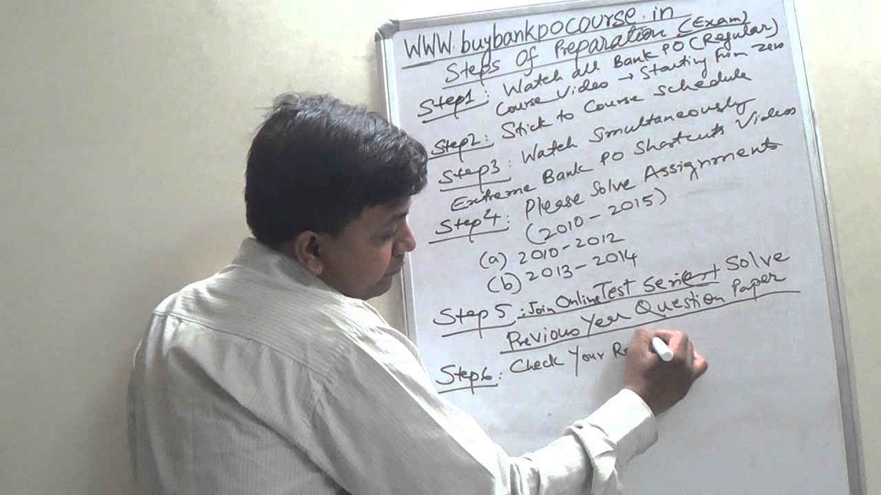 Steps Of Preparation Of Bank PO Exam YouTube steps-of-preparation-of-bank-po-exam-youtube