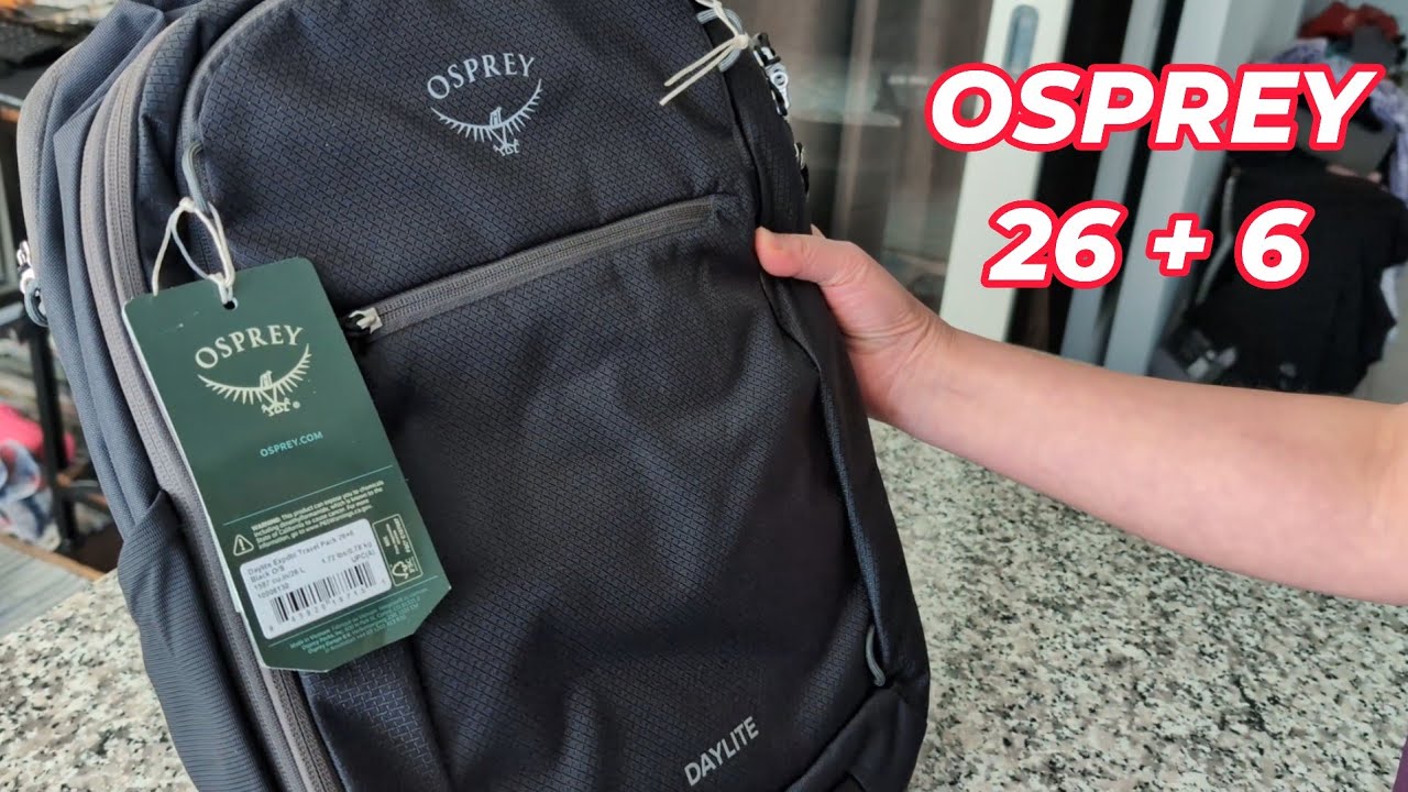 OSPREY Daylight Expandable 26 + 6 Travel Bag Review - YouTube