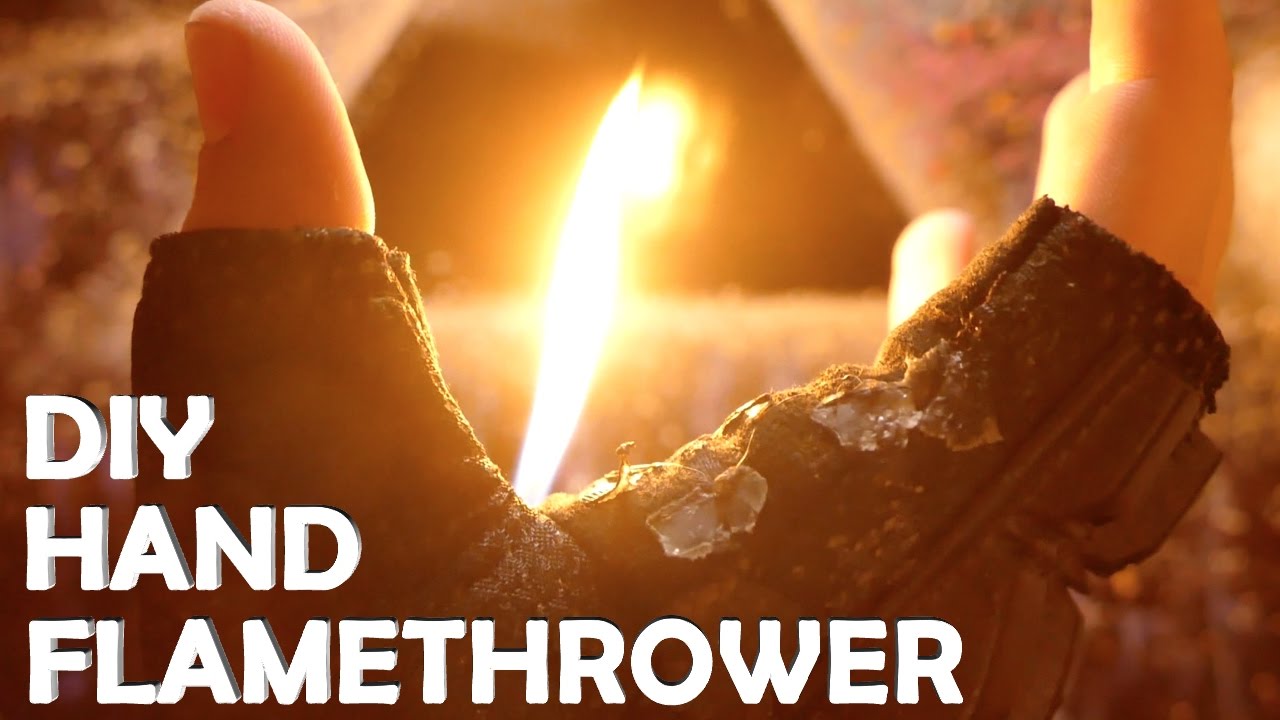 Make a Wrist Flamethrower With Only a Lighter! - AMAZING DIY Lighter ...