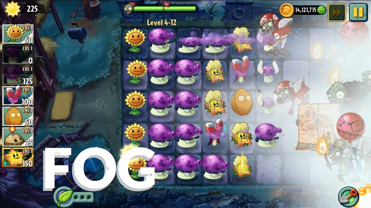 Plants Vs Zombies 2: FOG - YouTube