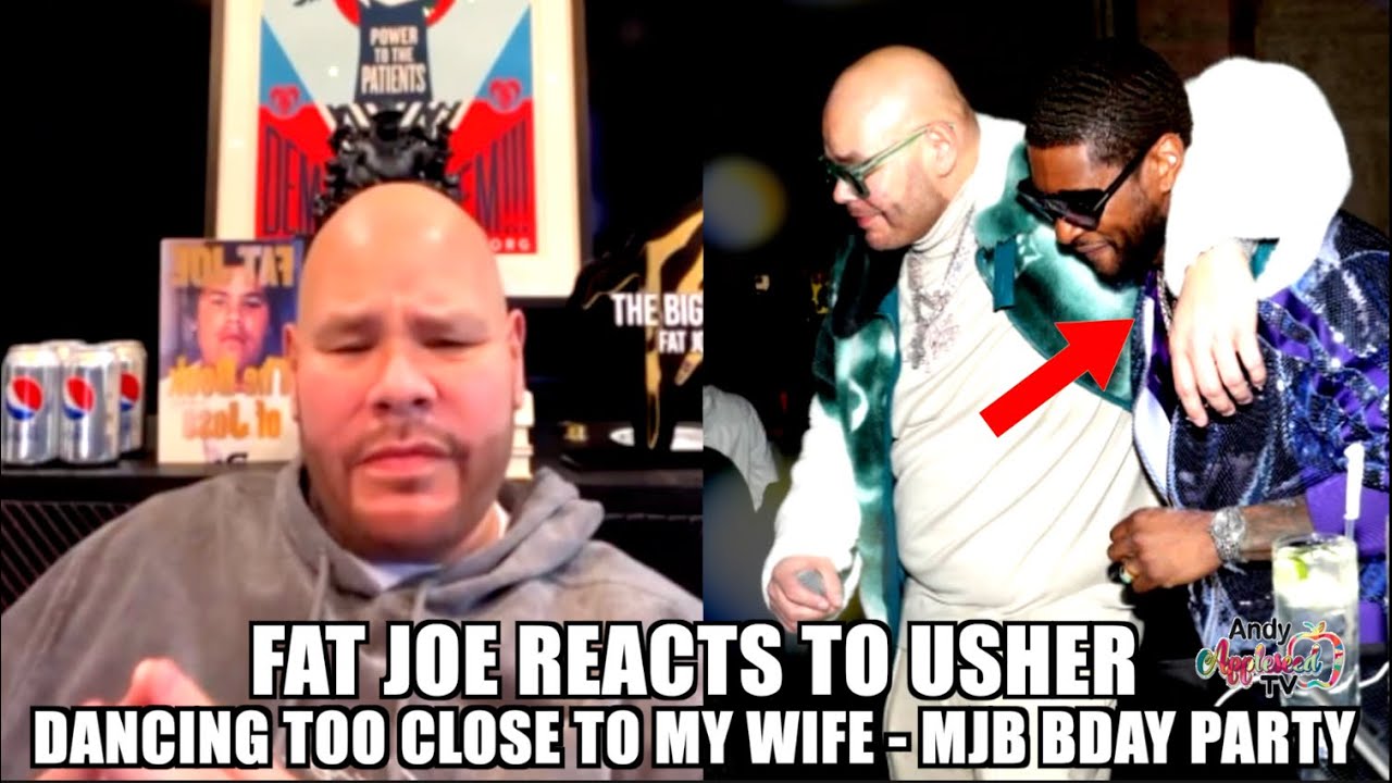 Fat Joe Reacts To #Usher Dancing Too Close To His Wife | MJB Bday Party ...