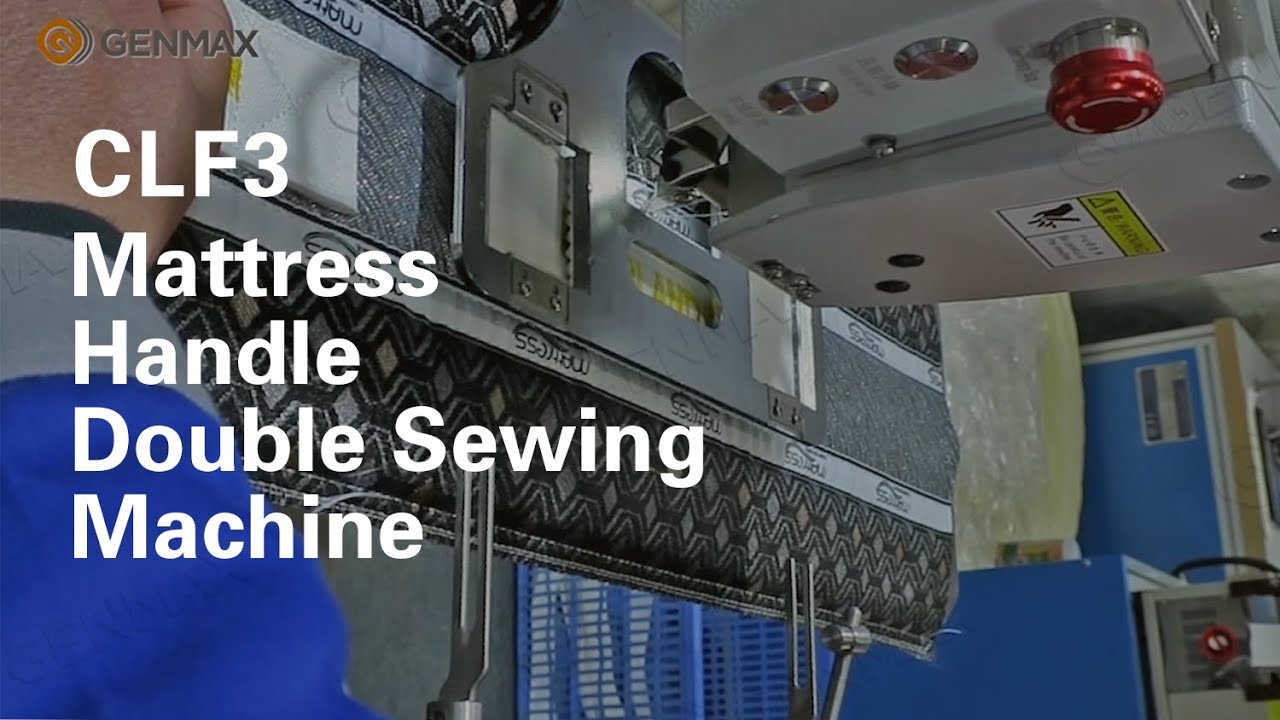 CLF3 Mattress Handle Double Sewing Machine - YouTube