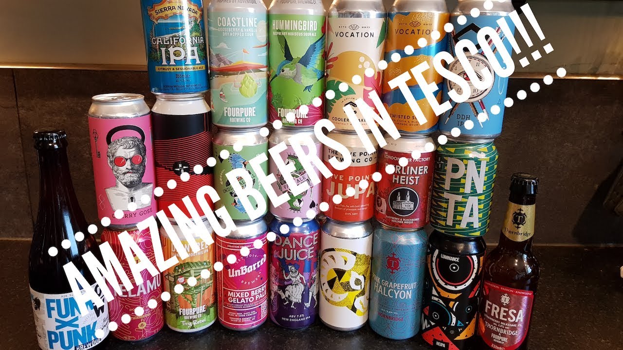 Tesco Have Just Launched An AMAZING Range Of Craft Beer!!!! - YouTube