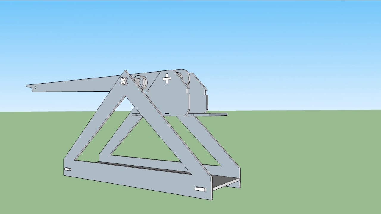 Trebuchet Animation - YouTube