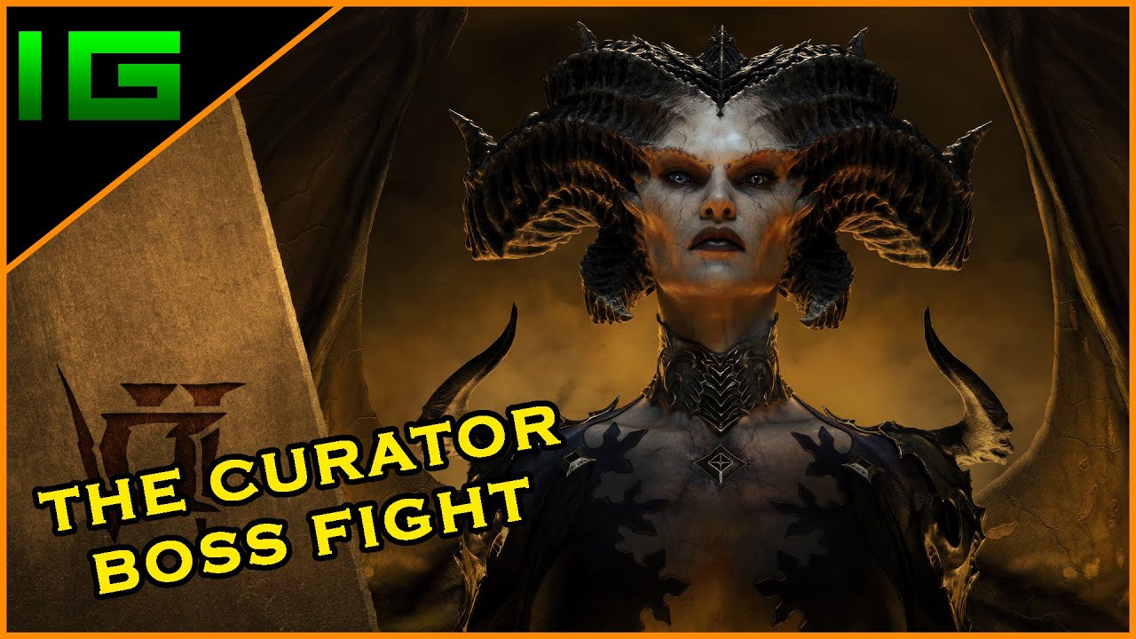 Diablo 4 | The Curator | Boss Fight - YouTube