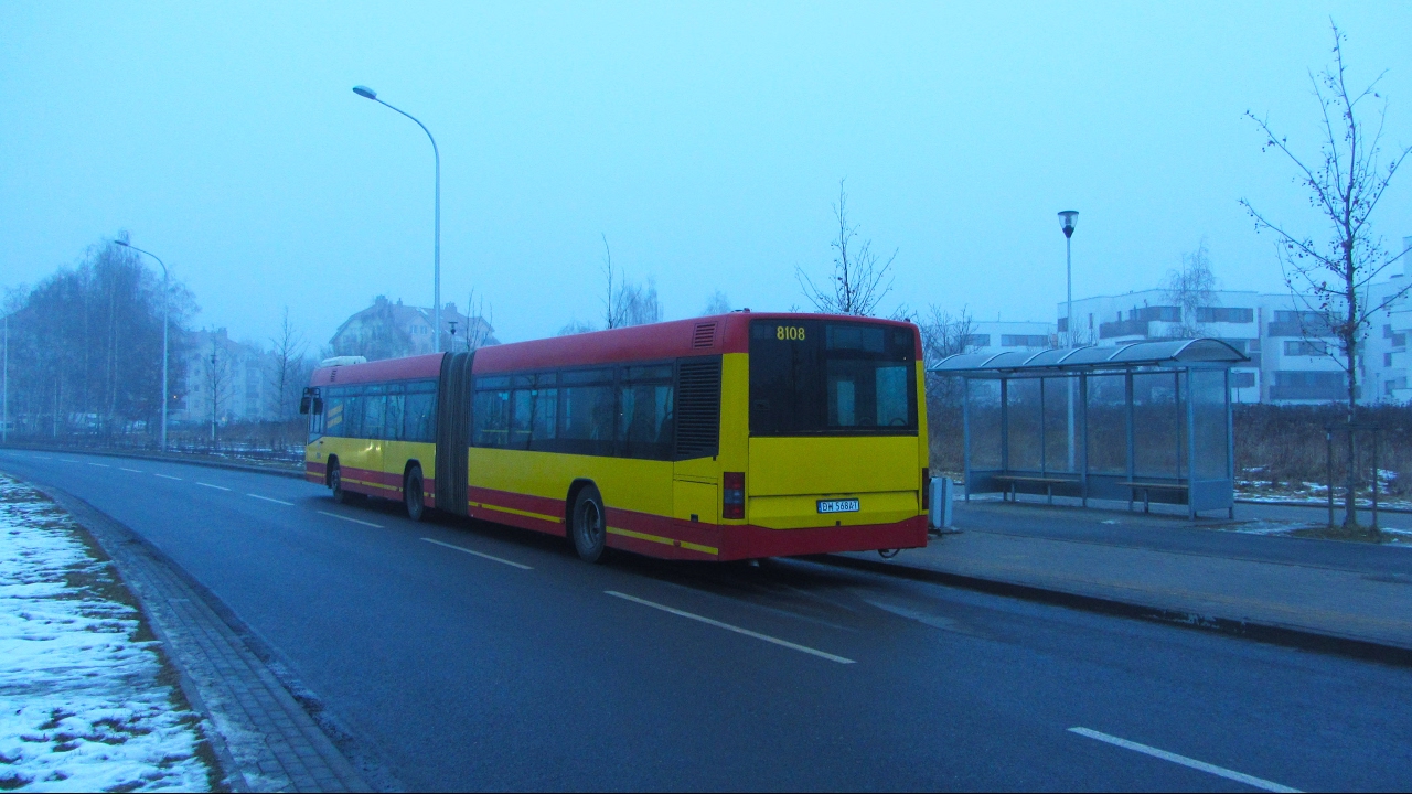 Volvo 7000A #8108 [*] @ MPK Wrocław, 102 - YouTube