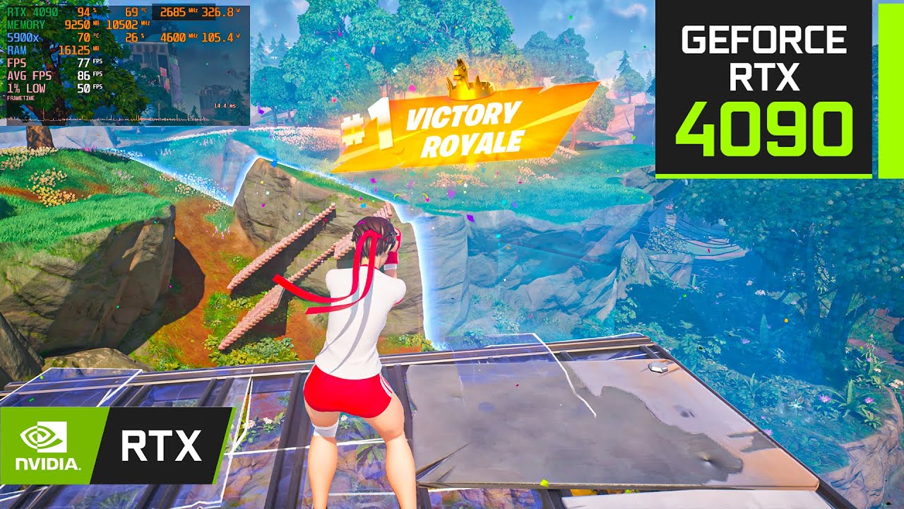 Fortnite : RTX 4090 24GB ( 4K Ultra Graphics RTX OFF ) - YouTube
