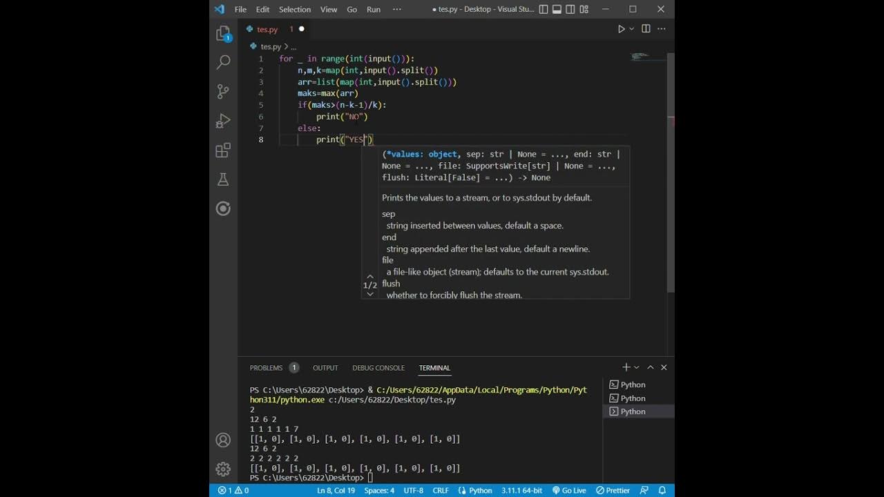Codeforces Polynomial Round 2022 B Coloring Python Youtube