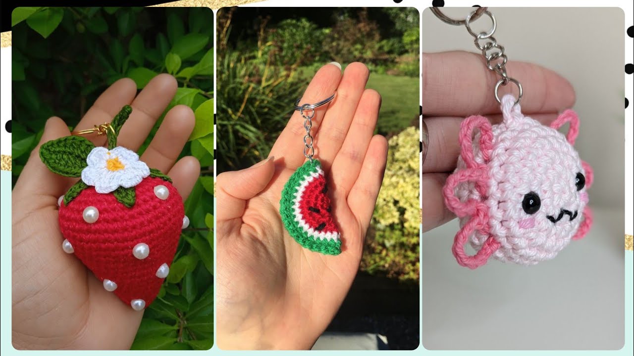 Fantastic Crochet Hand-knitted Keychain Pattern - YouTube