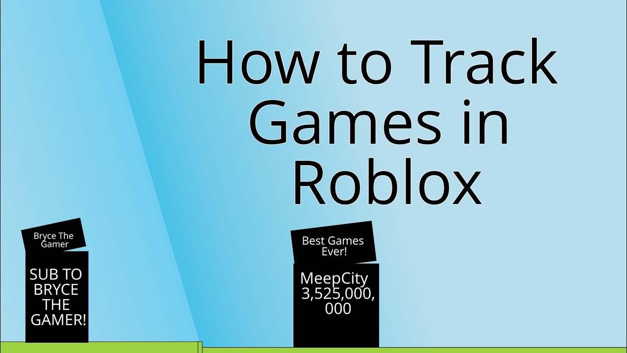 How to Track Games in Roblox! - YouTube