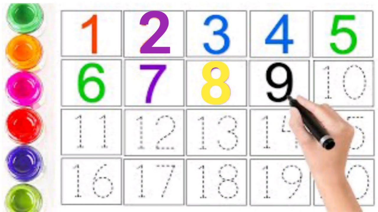 counting numbers|| 123 || number song|| count numbers|| kids class ...