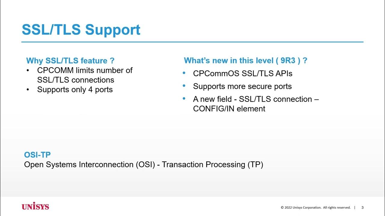 Open Systems Interconnection Transaction Processing (OSI-TP) 9R3 Product Update - YouTube