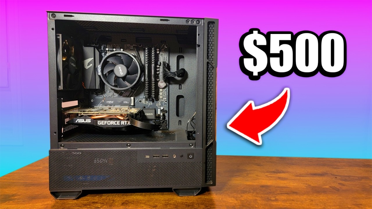 $500 Pure Performance Gaming PC Build Guide | Step By Step - YouTube