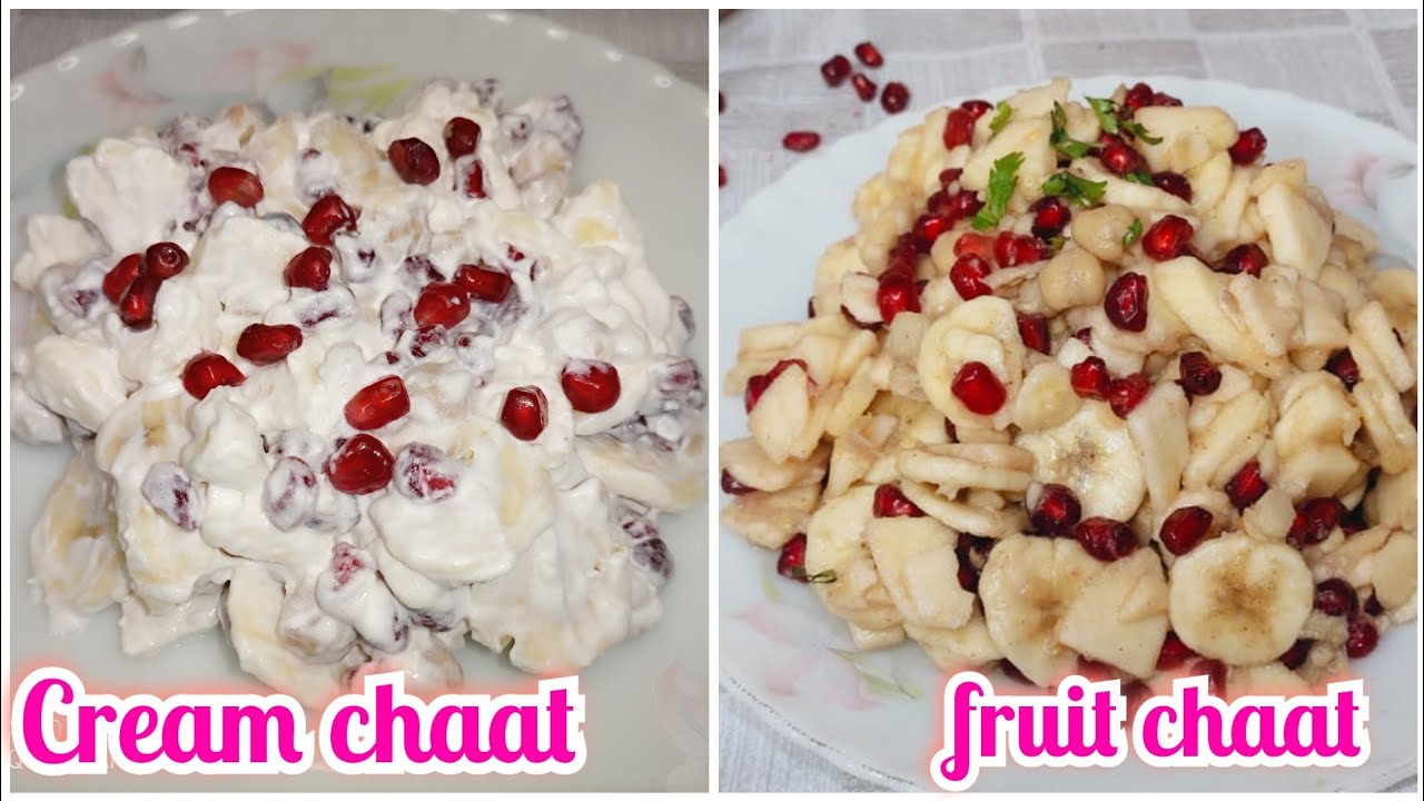Cream Chat | Fruit Chat | Chat recipe | Tasty Fruit Chat | Cream Chat ...