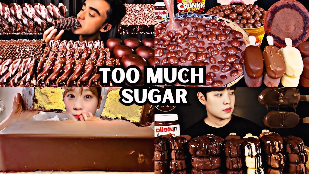 Mukbangers devouring TOO MUCH SUGAR | CHOCOLATE OVERLOAD MUKBANG ASMR Compilation - YouTube