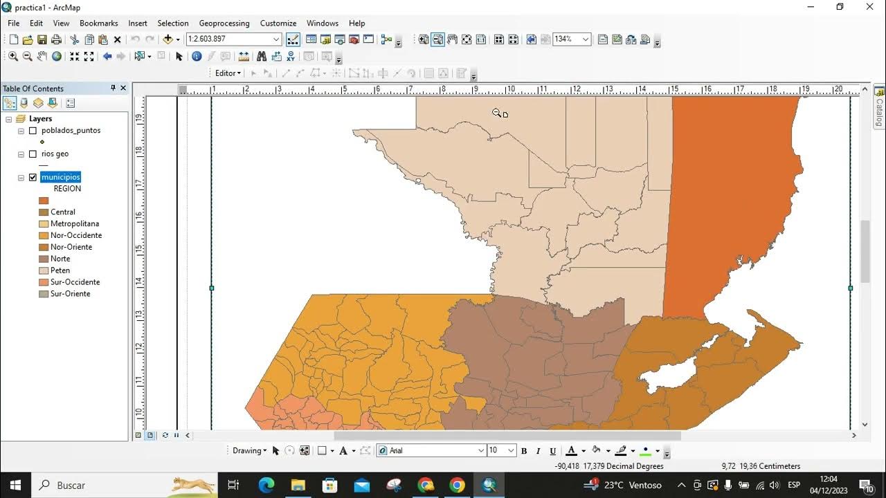 Practica 3. Introducción a Arcmap 10.8.2 - YouTube