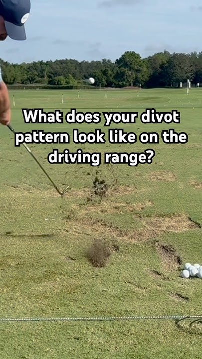 Does your divot pattern look like this while on the driving range? 🏌️‍♂ ...