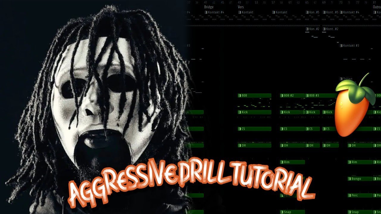 [FREE FLP] Beat Making | Aggressive Drill Tutorial🔥🪐 - YouTube