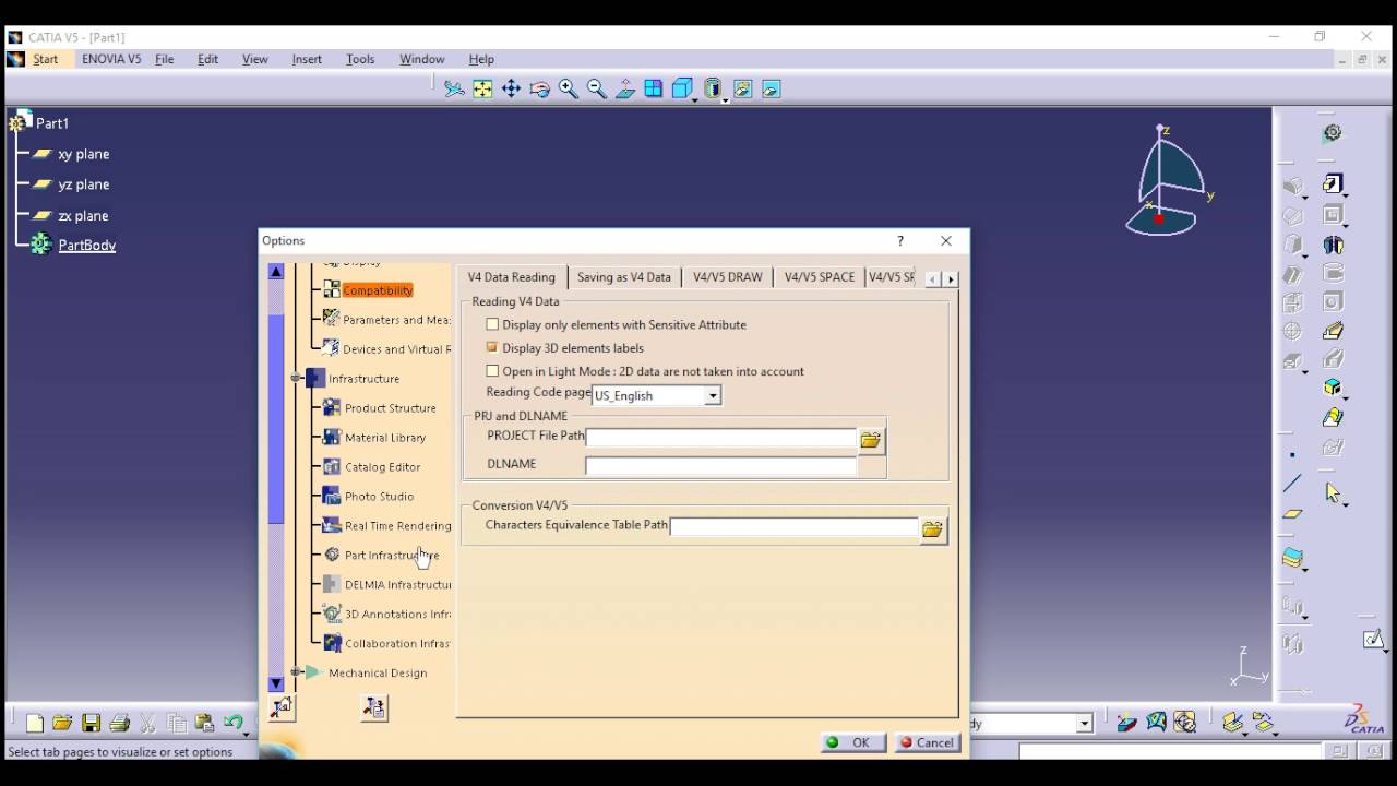 how to change size of plane catia - YouTube