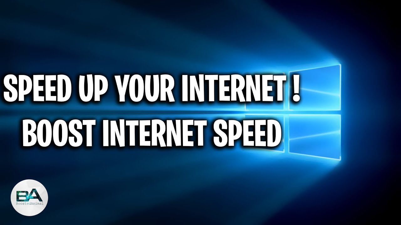 How to speed up your internet ! [ Boost your internet speed ] - YouTube