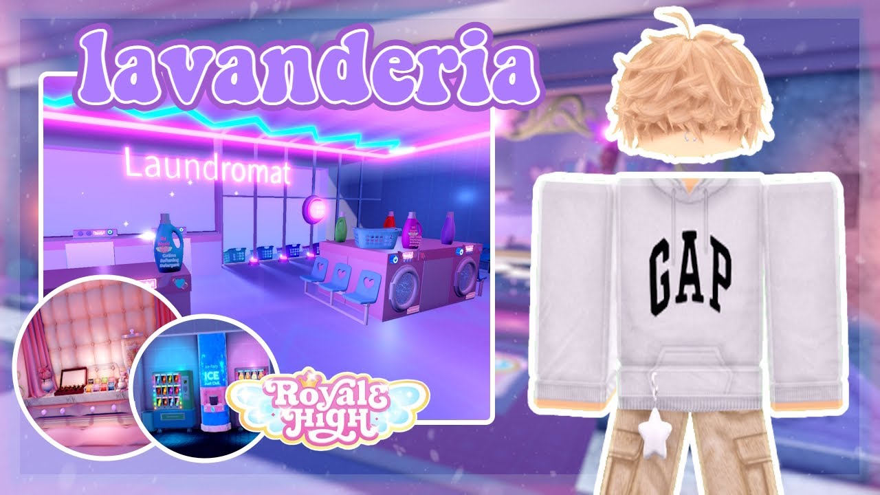 🧼 FASE 7 DE LA NUEVA ESCUELA DE ROYALE HIGH 🏰 LAVANDERIA, BAÑOS ...