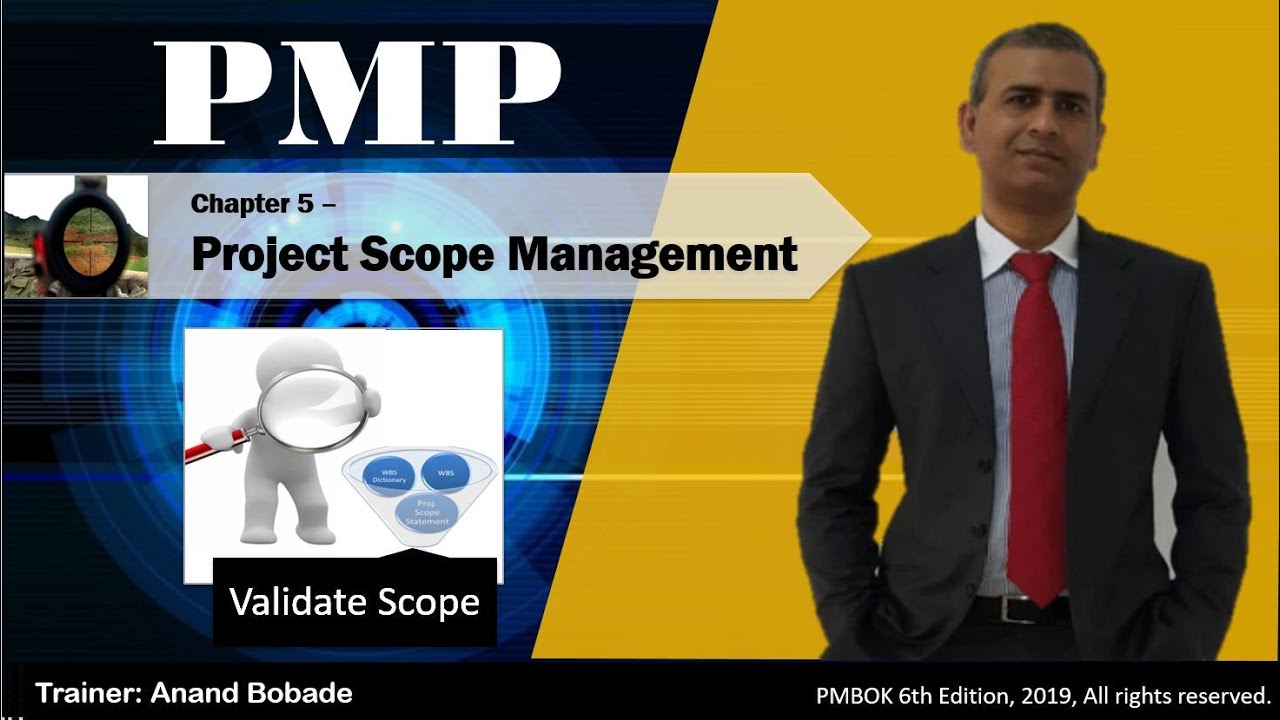 5.5 Validate Scope | PMBOK6 | PMP® Training | PMP® Certification - YouTube