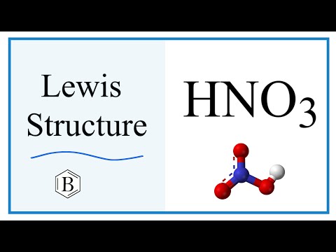 How to Draw the Lewis Dot Structure for HNO3: Nitric acid - YouTube