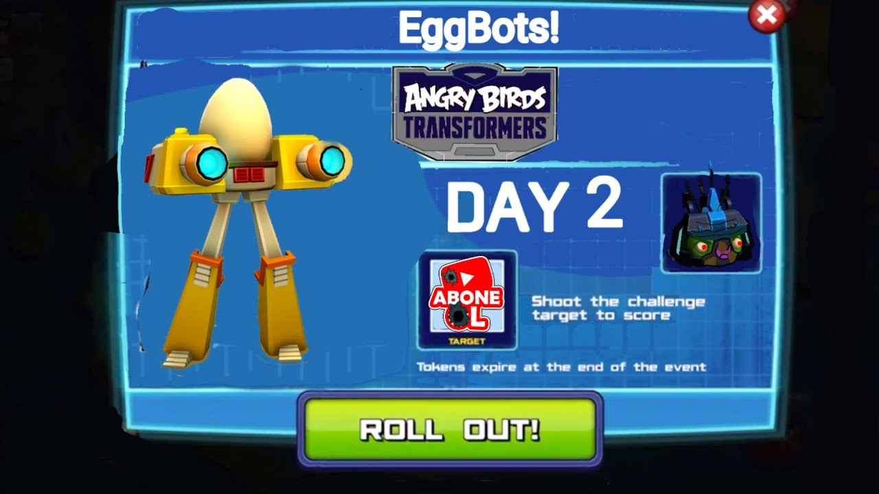 EggBots! Day 2 Angry Birds Transformers - YouTube