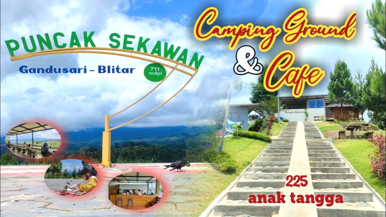 Puncak Sekawan Blitar || camping ground & cafe gunung di atas bukit ...