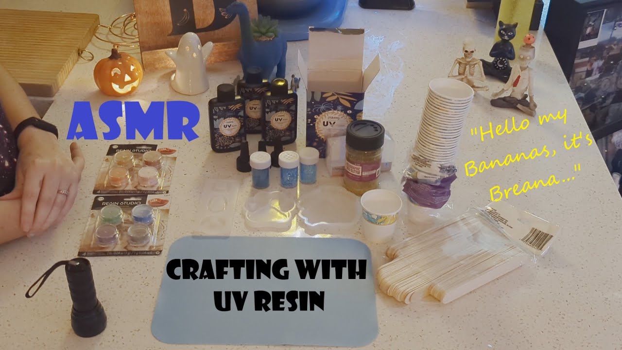 ASMR Crafting with UV Resin - BB's ASMR - YouTube